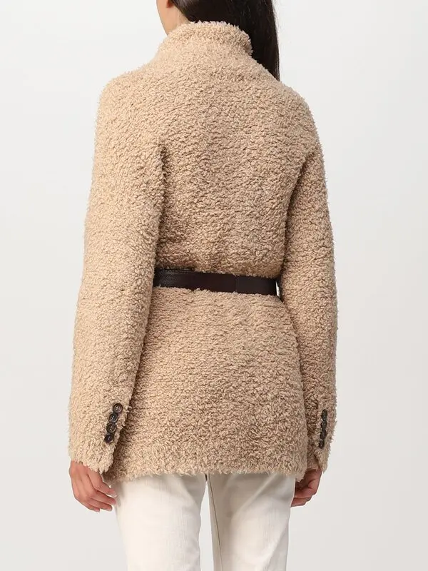 Brunello Cucinelli Textured Belted Jacket