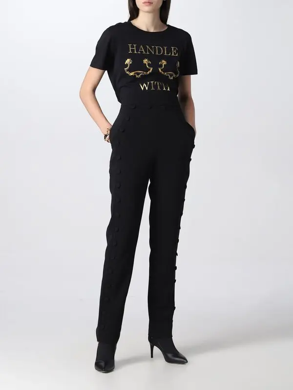 Moschino Tailored Pants With Button Detailing