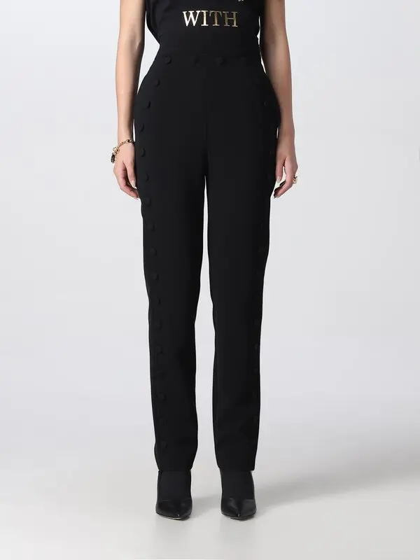 Moschino Tailored Pants With Button Detailing