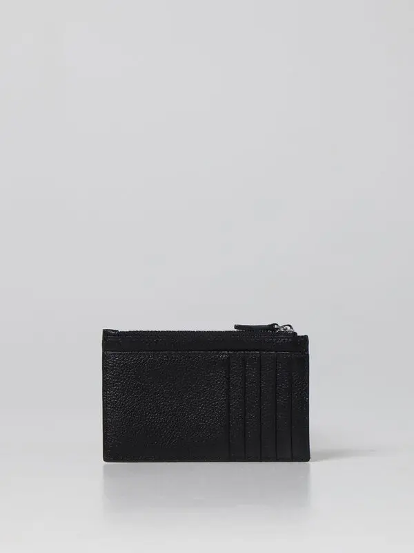 Balenciaga Grained Leather Credit Card Holder