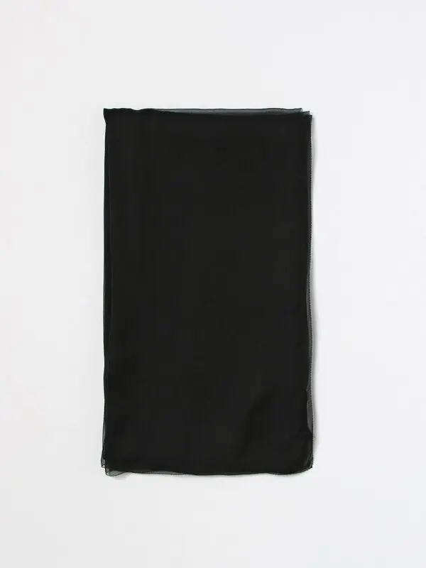 Max Mara Silk Scarf - Black