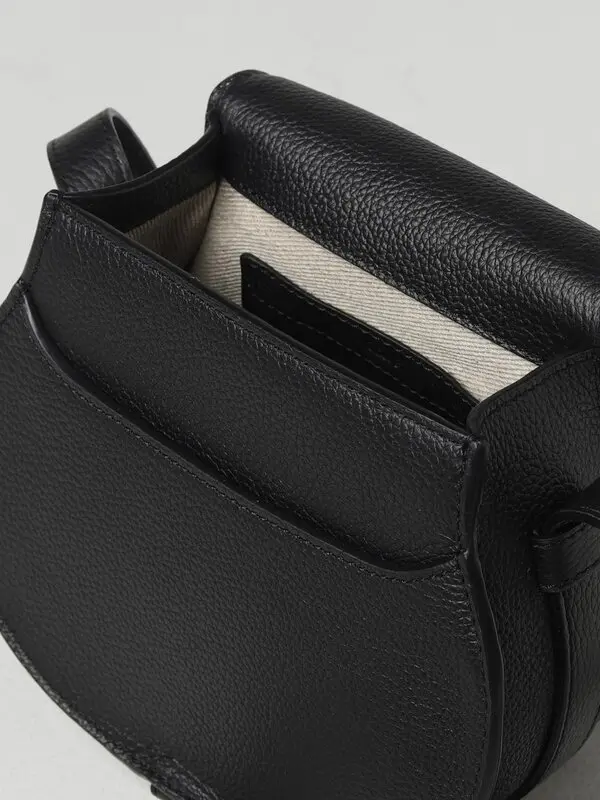 Chloé Marcie Grained Leather Bag - Black
