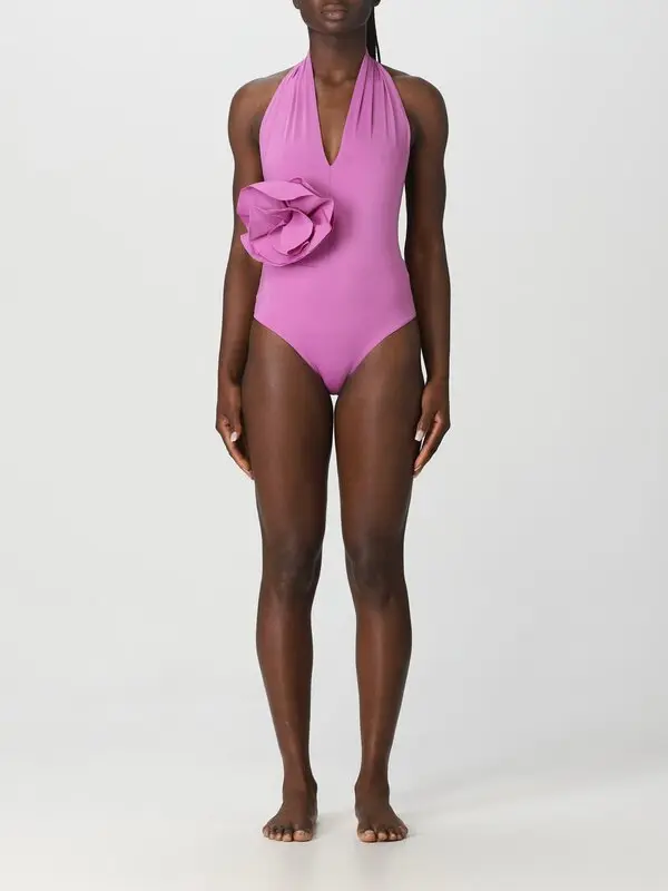 MAYGEL CORONEL One Piece Swimsuit With Embellishment - Violet