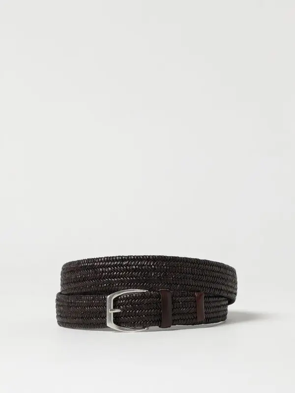 ORTIGNI Braided Belt - Brown