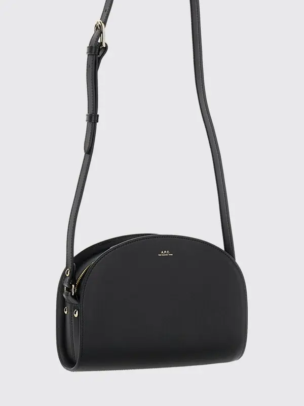 A.p.c. Half-moon Crossbody Bag - Black