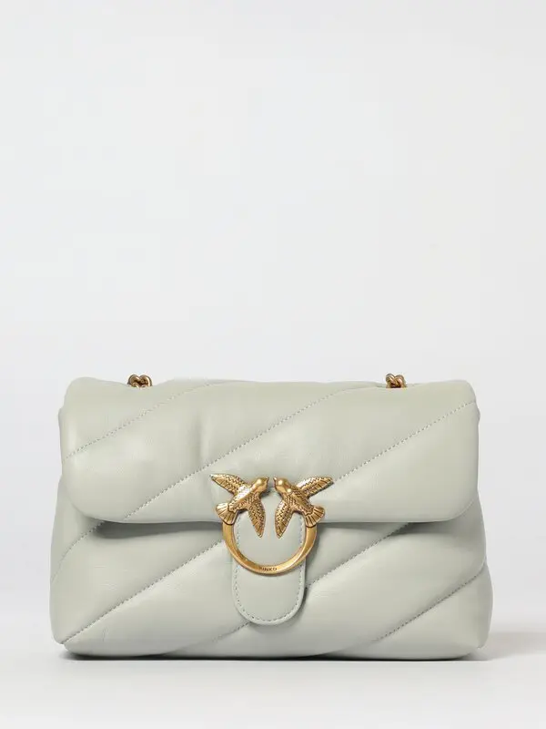Pinko Quilted Shoulder Bag - Grey