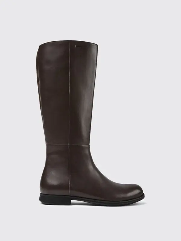 Camper Knee High Boots - Brown