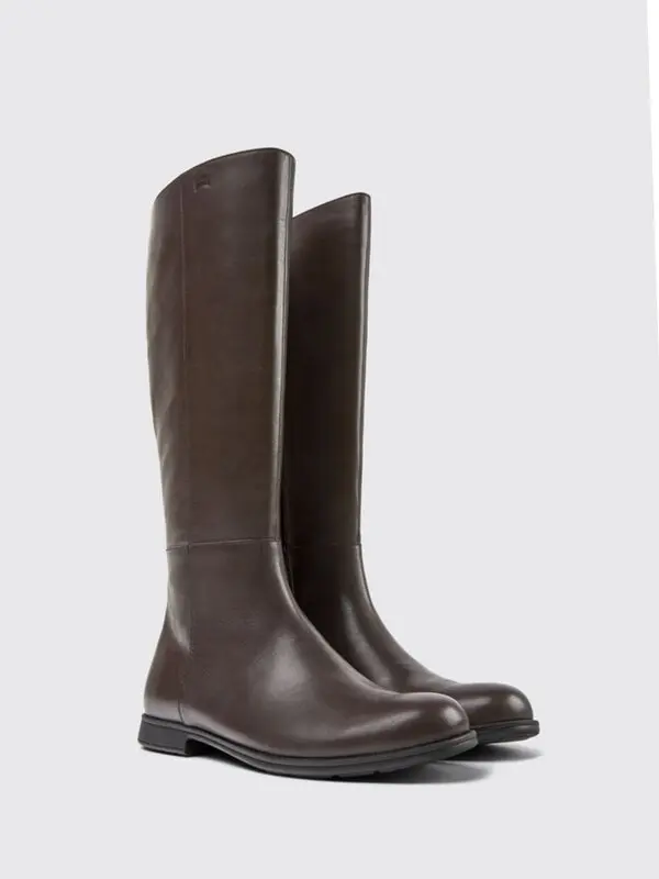Camper Knee High Boots - Brown
