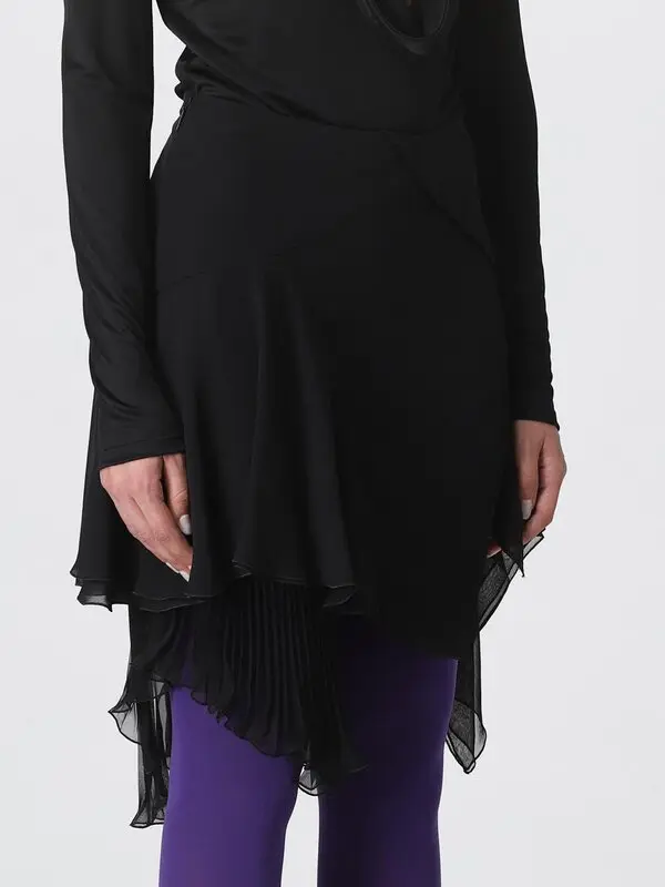 Versace Chiffon Skirt - Black
