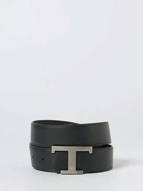 TOD'S Leather Belt - Black