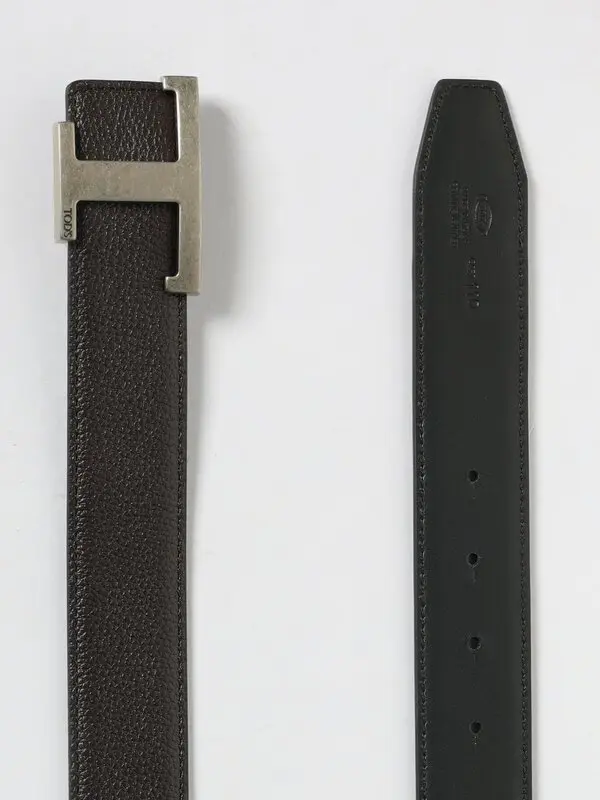 TOD'S Leather Belt - Black