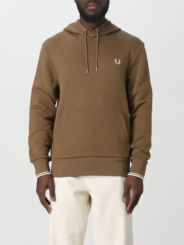 Fred Perry Embroidered Laurel Wreath Hoodie