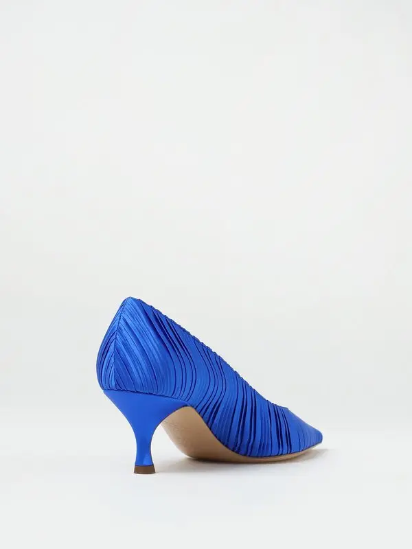 Casadei Pleated Pointed Toe Pumps