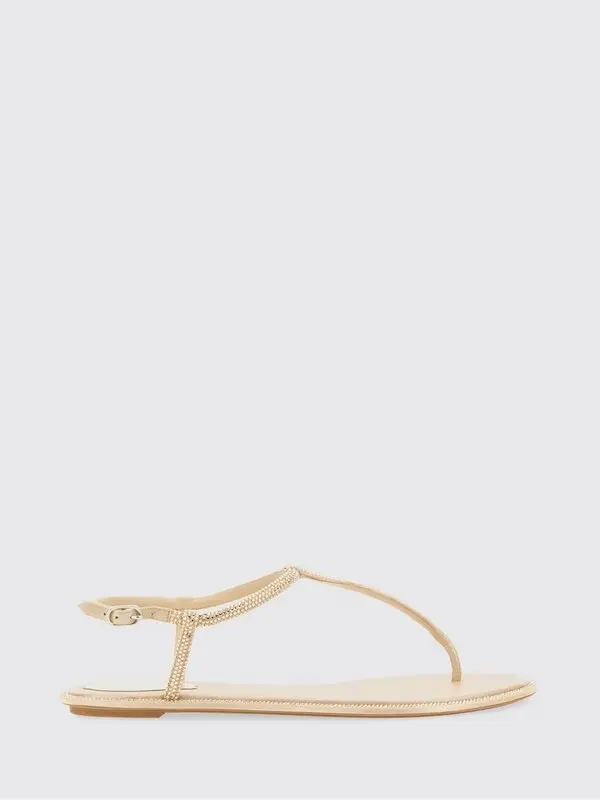 Rene Caovilla Heeled Sandal - Gold