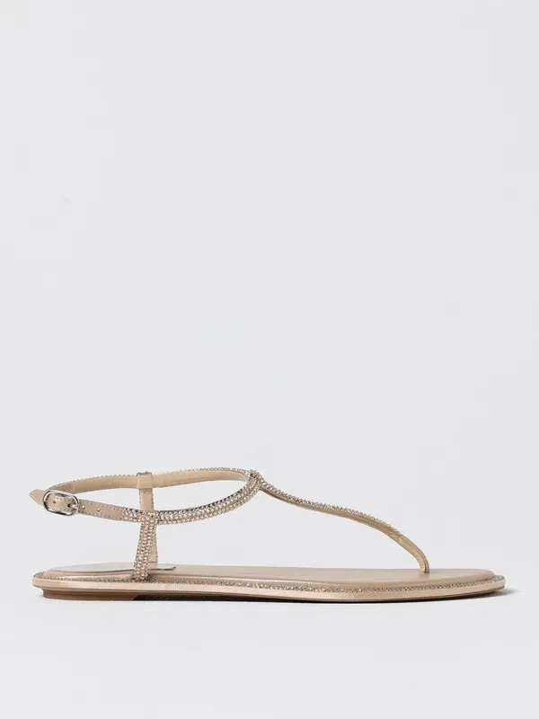 Rene Caovilla Heeled Sandal - Gold