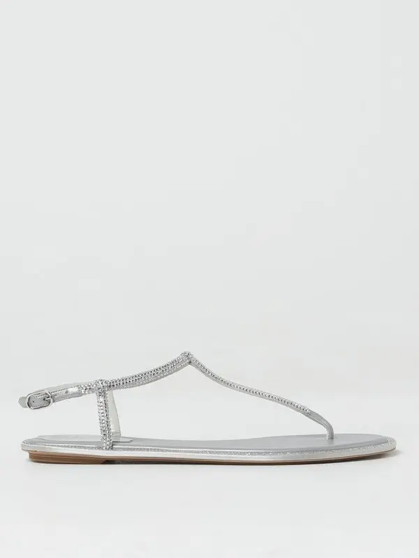 Rene Caovilla Heeled Sandal - Silver