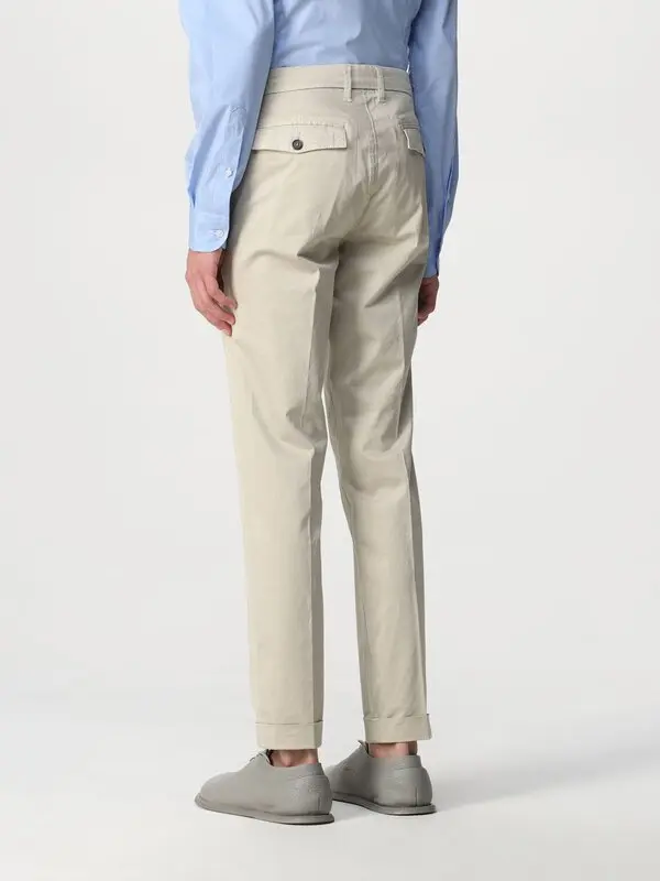FAY Stretch Cotton Pants - Beige