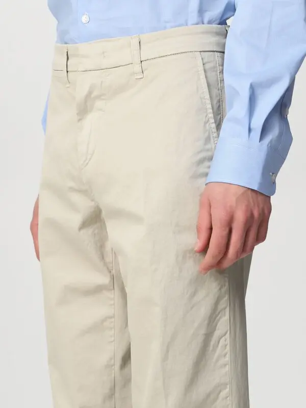 FAY Stretch Cotton Pants - Beige