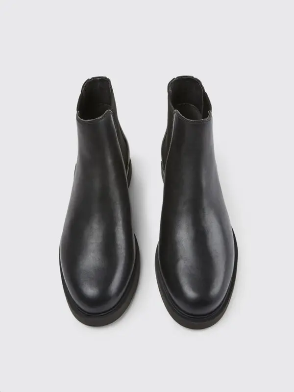 Camper Iman Leather Chelsea Boots - Black