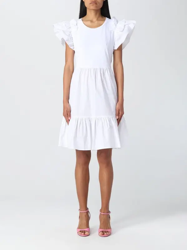 Liu Jo Ruffled Sleeve Tiered Dress