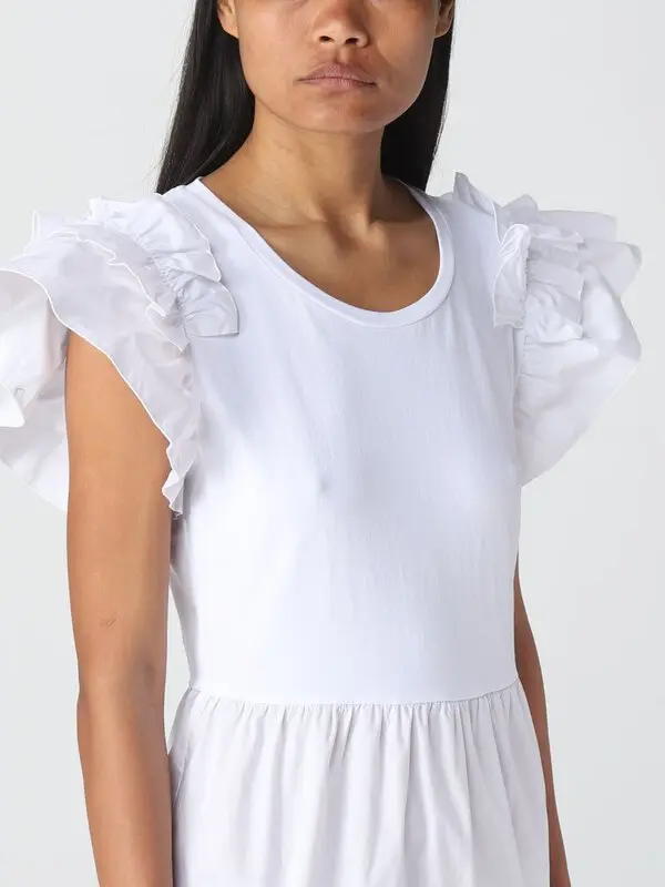 Liu Jo Ruffled Sleeve Tiered Dress