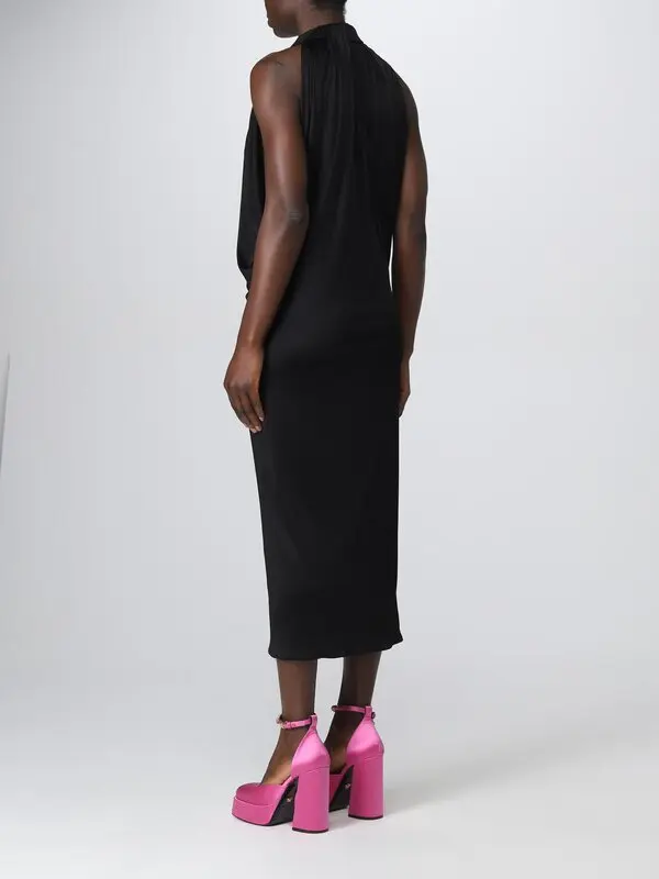 Versace Jersey Halterneck Midi Dress