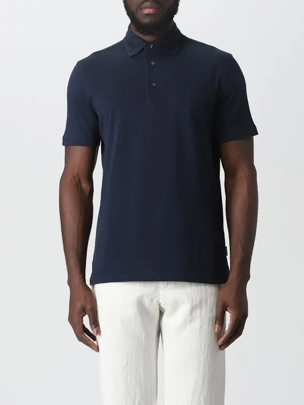 Aspesi Cotton Polo Shirt - Navy