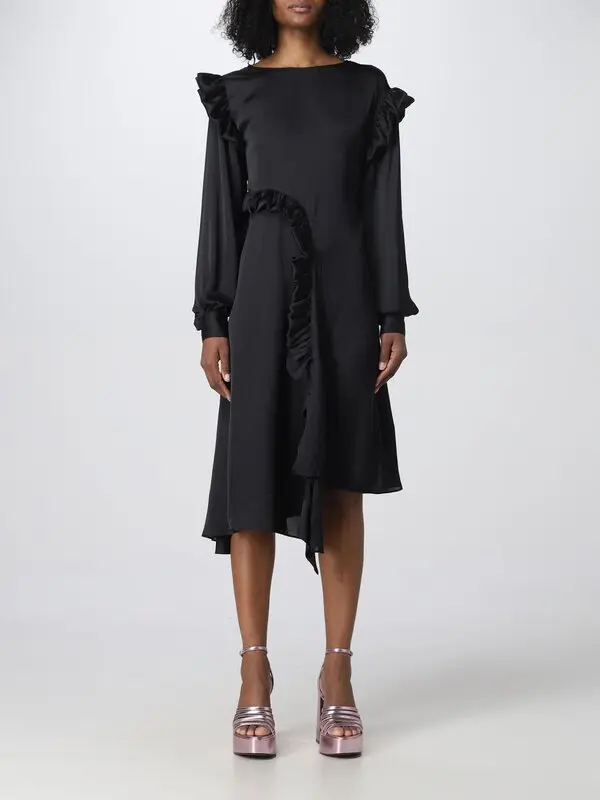 Remain Birger Christensen Ruffled Midi Dress