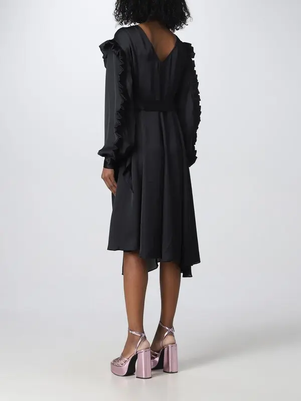 Remain Birger Christensen Ruffled Midi Dress