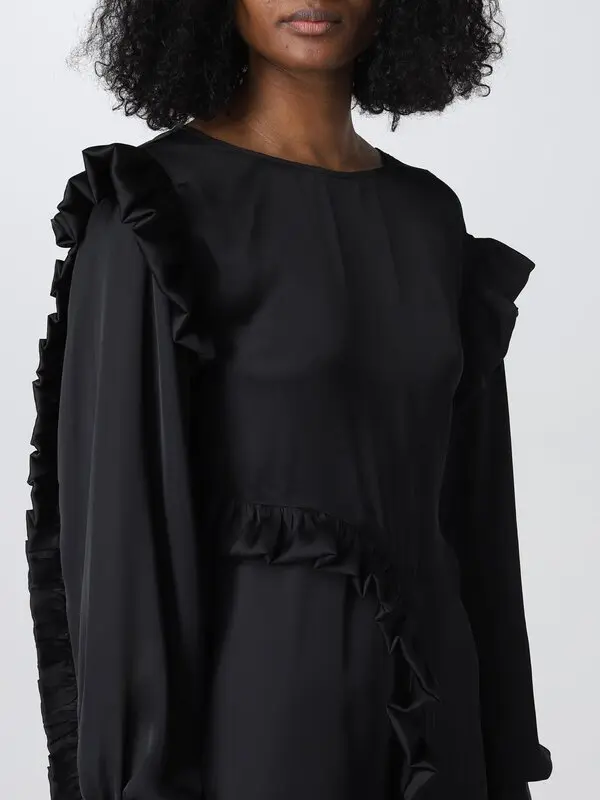 Remain Birger Christensen Ruffled Midi Dress