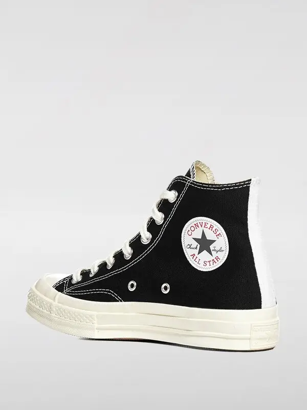 Play Comme Des Garcon X Converse Chuck Taylor High Top Sneakers