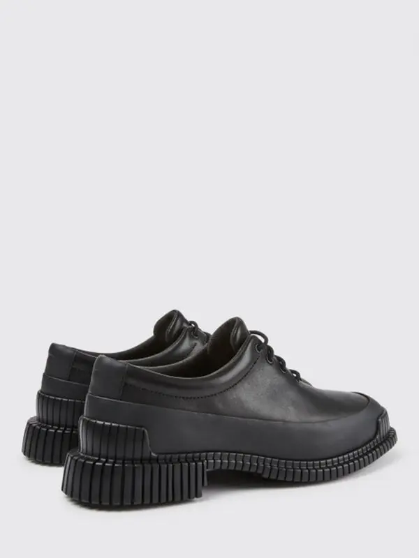 Camper Pix Lace-up Calfskin Oxford Shoes - Black
