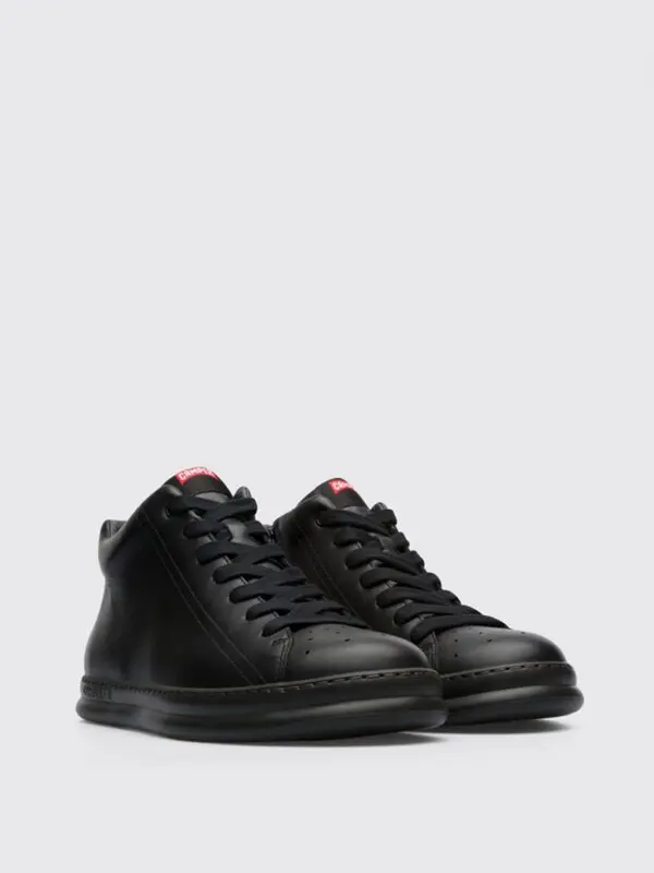 Camper Full-grain Calfskin Runner Sneakers - Black