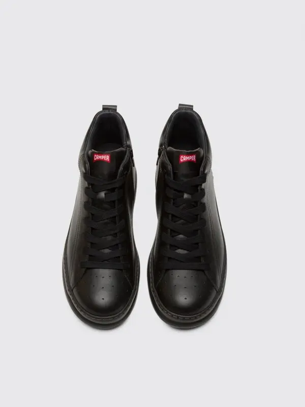 Camper Full-grain Calfskin Runner Sneakers - Black
