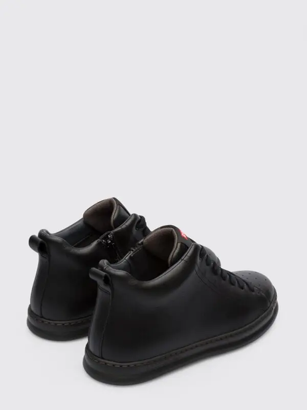 Camper Full-grain Calfskin Runner Sneakers - Black
