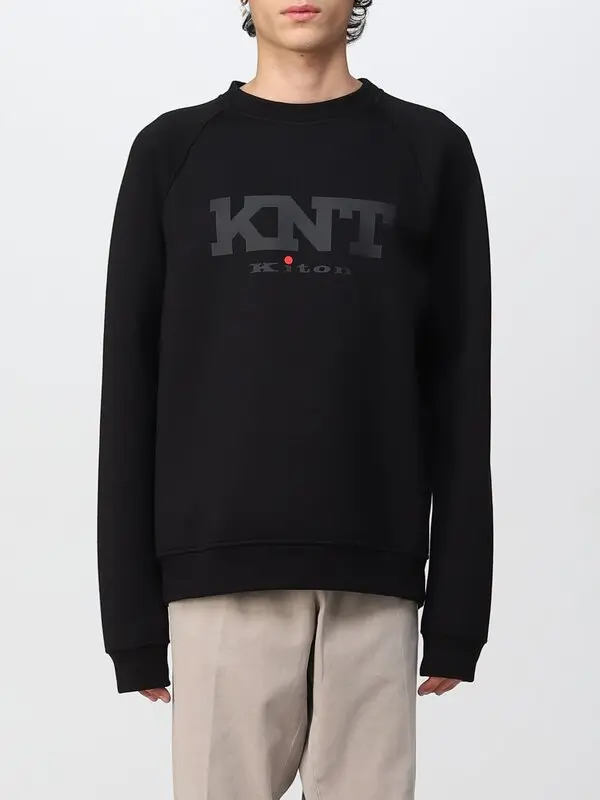 Kiton Sweatshirt With Logo Detail