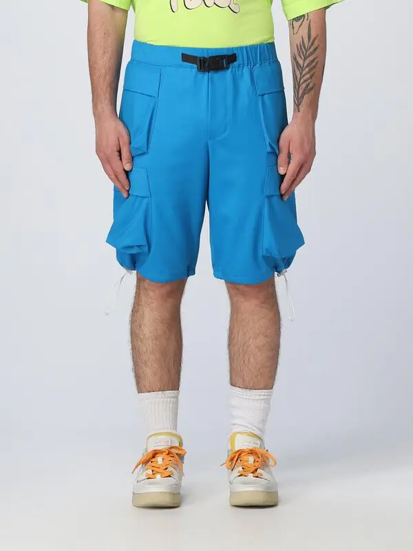 BONSAI Cargo Shorts - Gnawed Blue