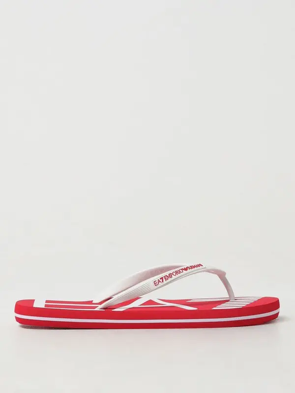 EA7 Striped Flip Flops