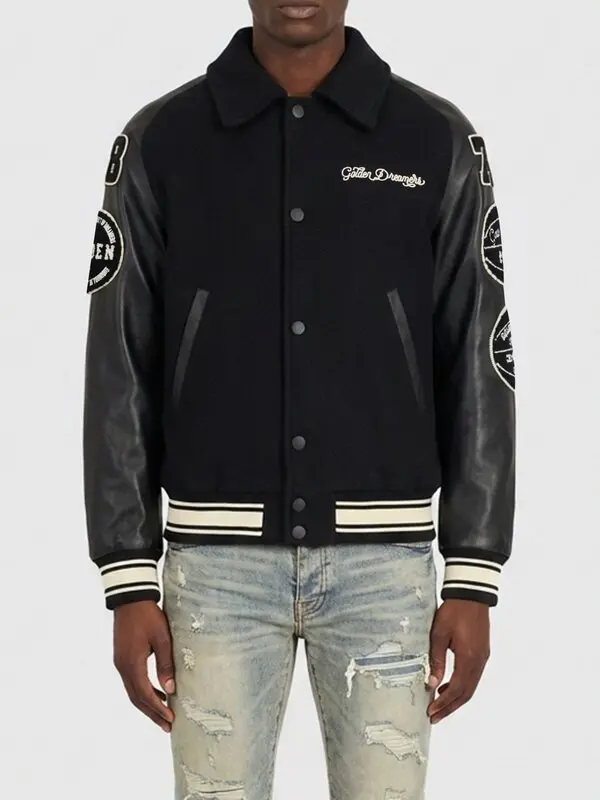 GOLDEN GOOSE Varsity Jacket - Black