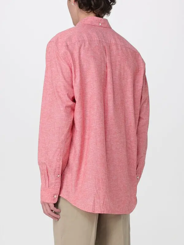 Barbour Linen And Cotton Shirt - Red