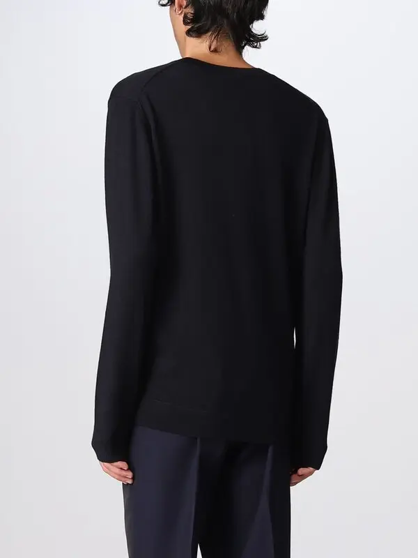 Karl Lagerfeld Embellished Crew Neck Sweater - Navy