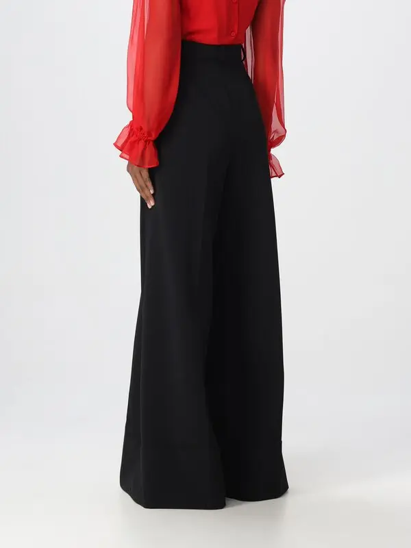 Moschino Wide-leg Tailored Pants - Black