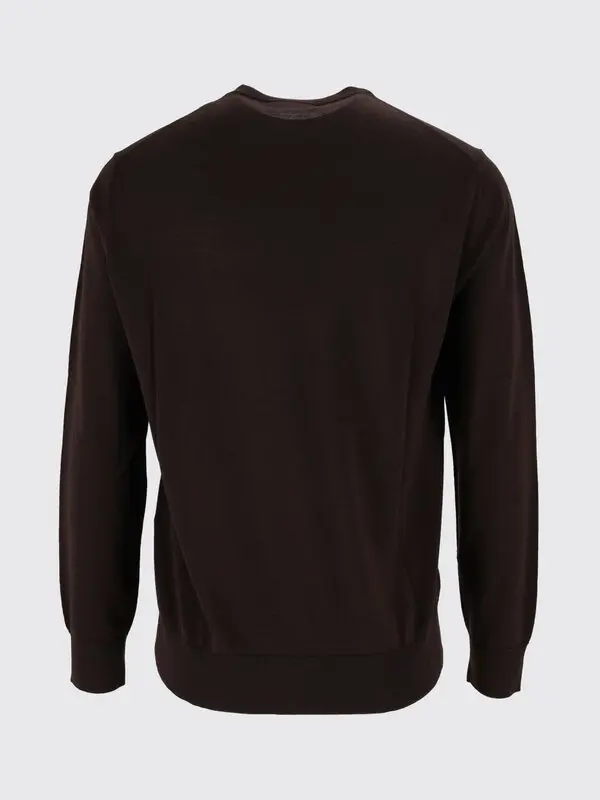 BALLANTYNE Crew Neck Pullover - Brown