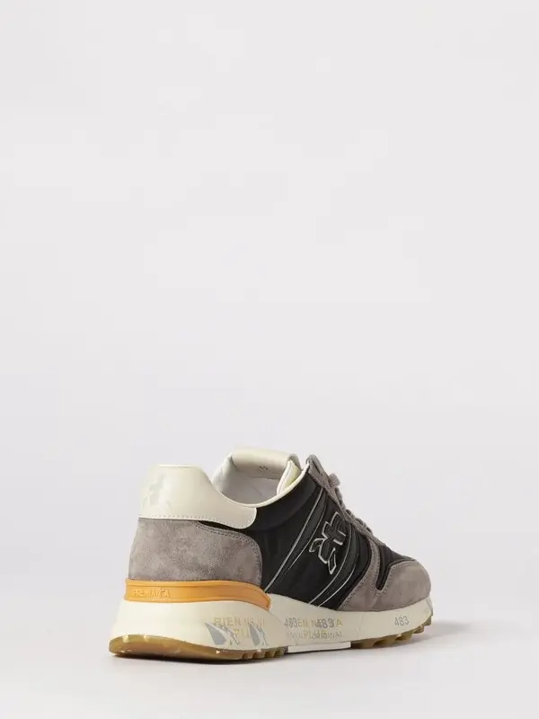 Premiata Lander Suede And Nylon Lace-up Sneakers