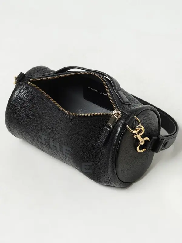 Marc Jacobs The Duffle Bag In Grained Leather By - Black