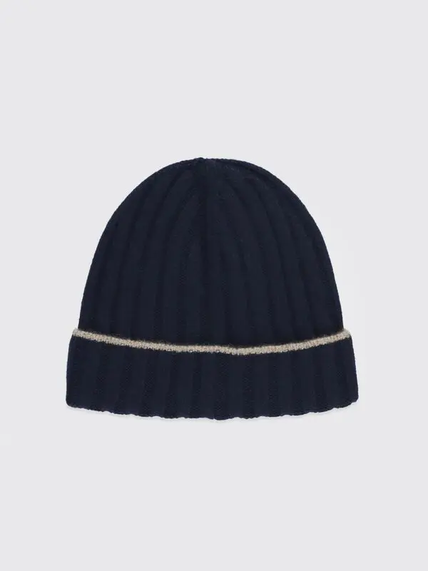 Brunello Cucinelli Cashmere Beanie - Blue 1