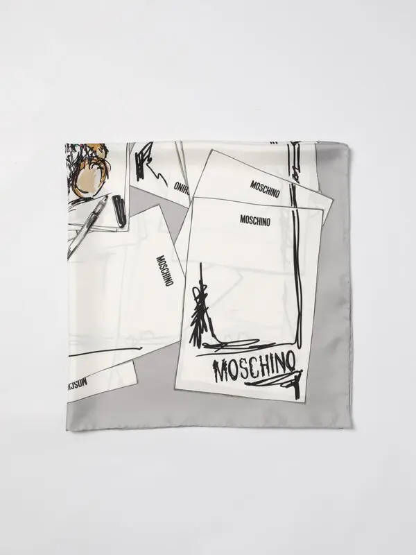 Moschino Neck Scarf - Grey 1