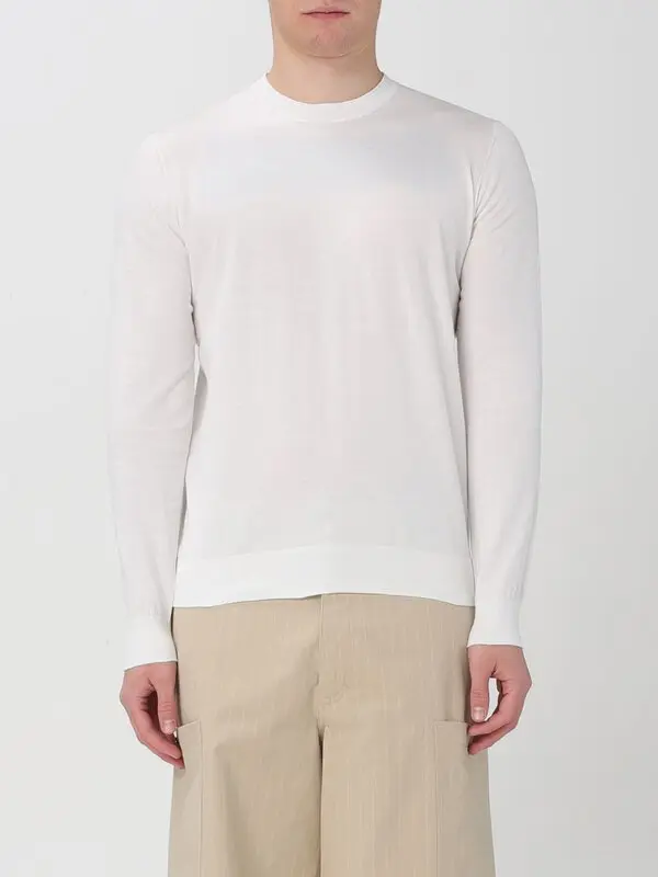 PAOLO PECORA Crew Neck Sweater - White