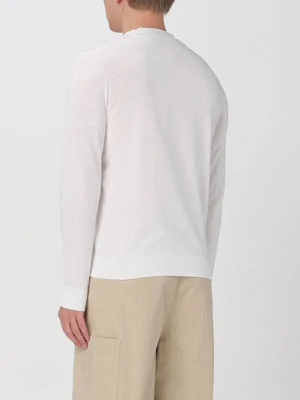 PAOLO PECORA Crew Neck Sweater - White
