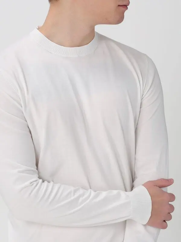 PAOLO PECORA Crew Neck Sweater - White